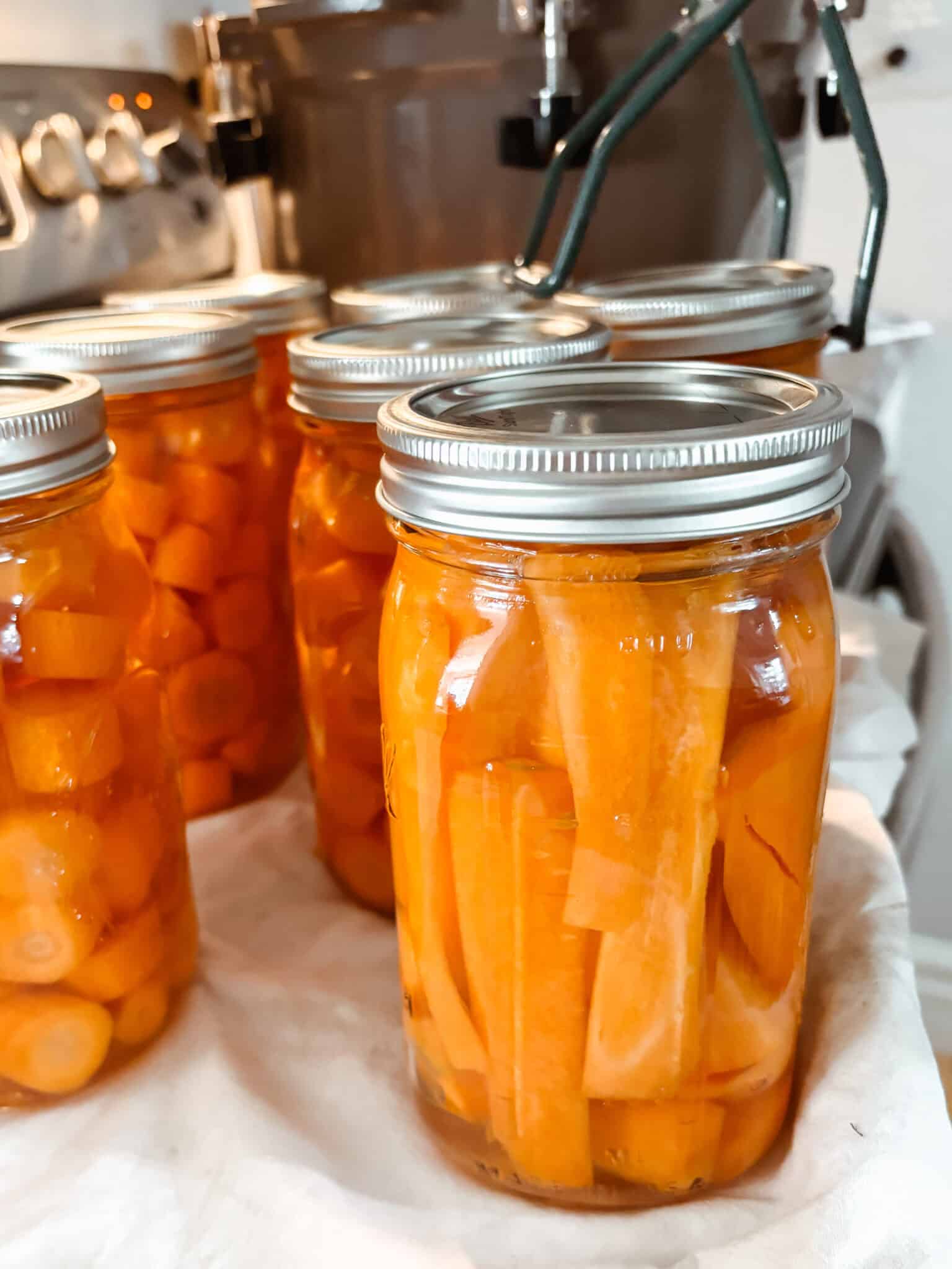 Pressure Canning Carrots - Easy Method (How To) - Porch on the Prairie