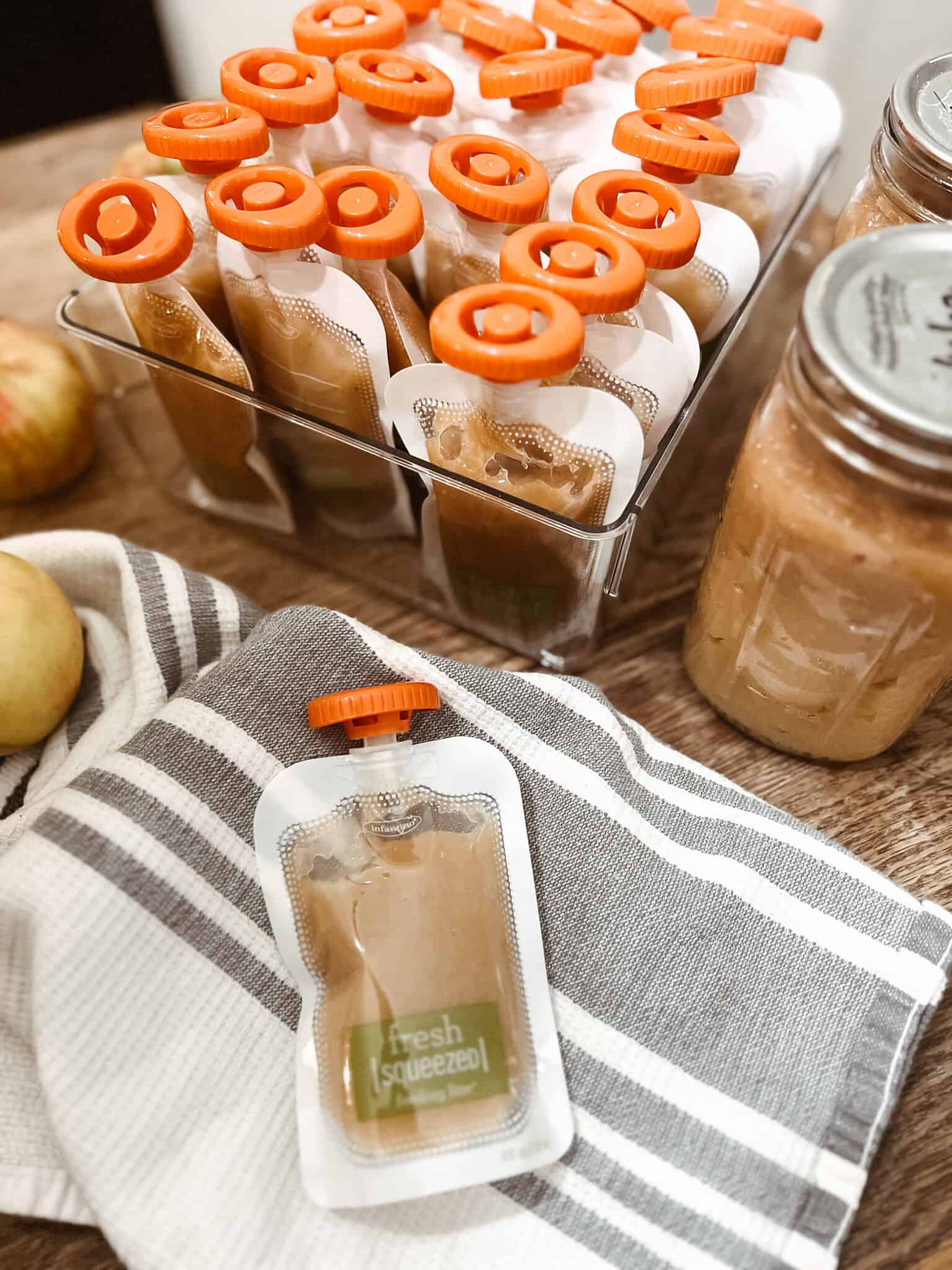 Easy Homemade Squeeze Pouches (fruit, veggie, yogurt) - Porch on the ...