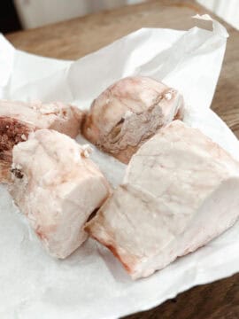 How to Render Beef Suet to Make Tallow (step-by-step) - Porch on the ...